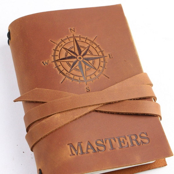 Custom Leather Journal for Graduation Gift , for College Graduation ...