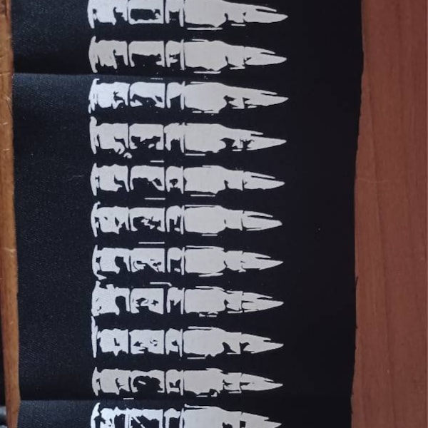 Bullet Belt Back Patch-punk Patches-punk Bands-anarchy Patches-punk ...