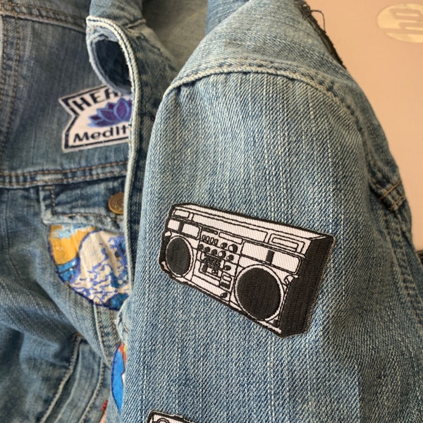 Rock Hand Applique IRON ON PATCH Funny Patches - Etsy