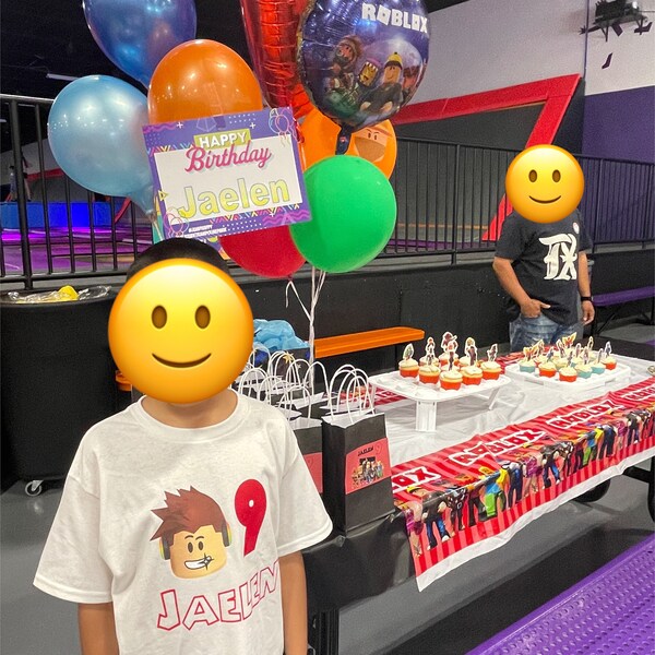 ROBLOX POPCORN BOX- Roblox Birthday Party Printable Popcorn Boxes ...