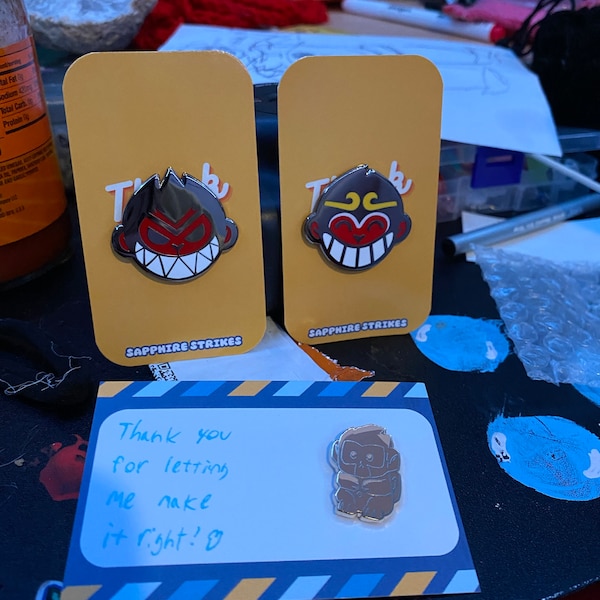 LMK: Sun Wukong and Macaque Logo | Enamel Pin - Etsy