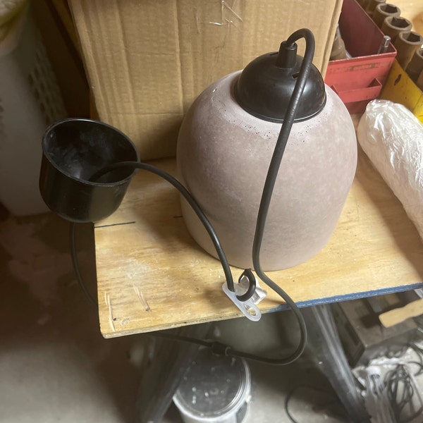 Purple Epoxy Table Lamp, Epoxy Resin Light, Edison Bedside Lamp, Modern ...