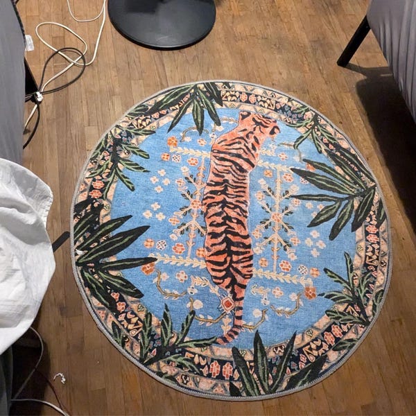 Tufted Baboon Pop Art Rug, Animal Design Modern Art Rug, Hallway Runner ...