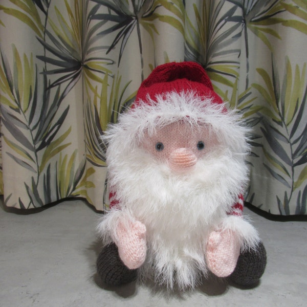 PDF Knitting Pattern Santa Gonk Door Stop Scandinavian Christmas ...