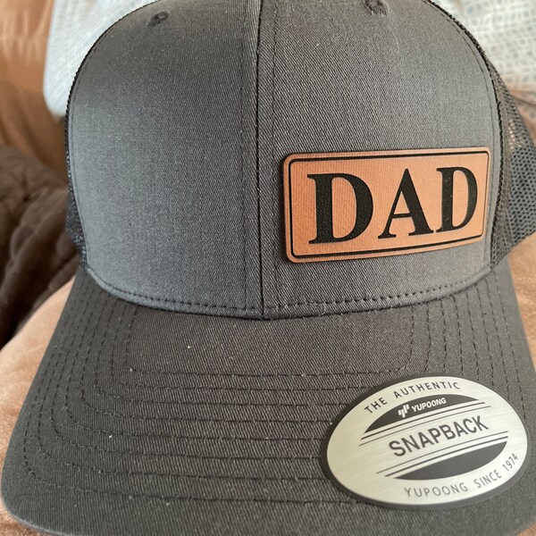 Personalized Baseball Hat: Premium Leather Patch Cap With Player's Name ...