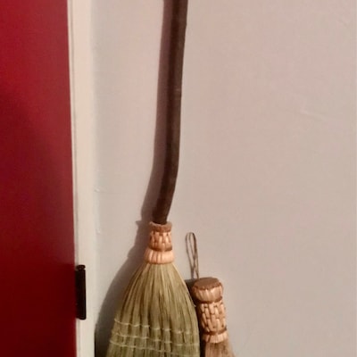 Spring Cleaning Broom Set in All Natural Broom Corn Kitchen Broom ...