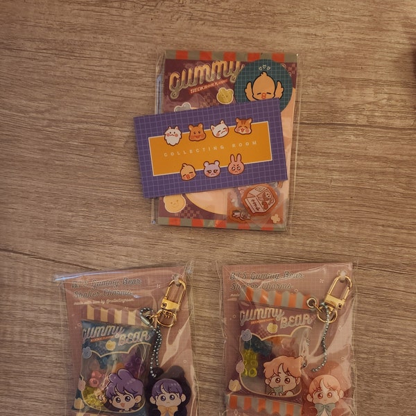 BTS Gummy Bears Shaker Charms - Etsy