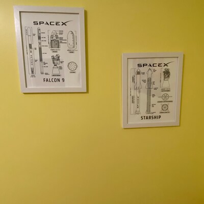 Spacex Stickers Falcon 9 Sticker Falcon Heavy Sticker Crew Dragon ...