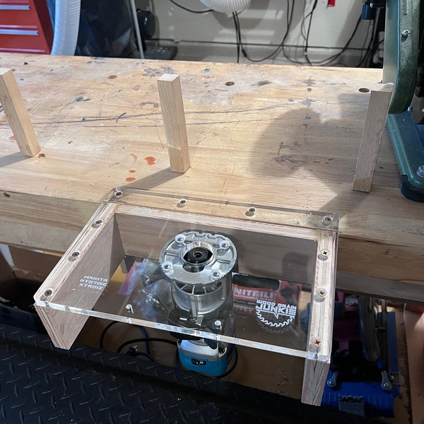 Trim Router Table Plate: 12x8" Acrylic, Fits Dewalt, Bosch, Makita - Etsy