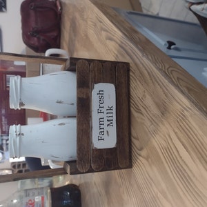 Farmhouse Tier Tray Milk Crate / Mini Farmhouse Milk Crate / Vintage ...