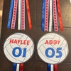 5 Hockey Jersey Tags With Editable Names Numbers and - Etsy