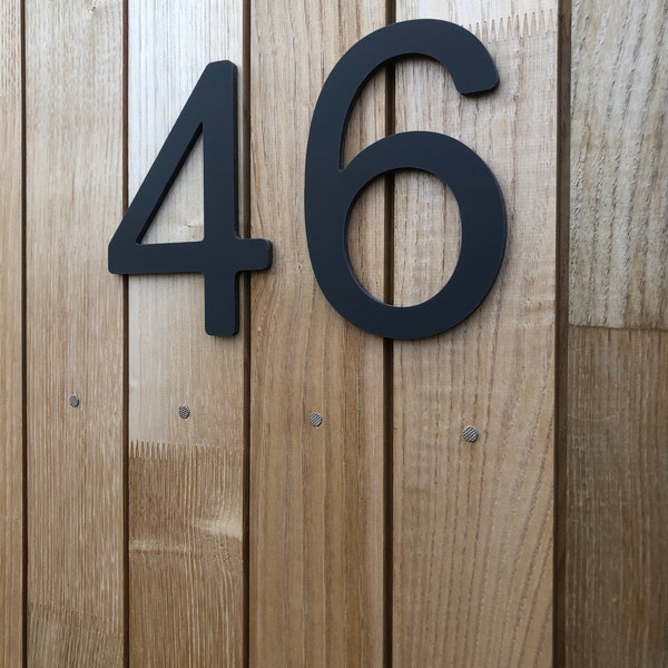 Modern Acrylic House Number, Numbers, Floating Digits, Easy to Read ...