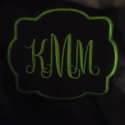 Personalized Patch Monogram Patch Custom Patches Iron on Patches ...