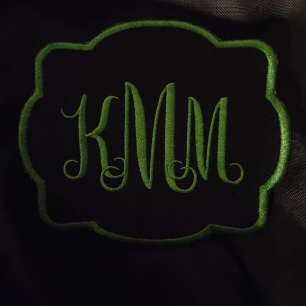 Personalized Patch Monogram Patch Custom Patches Iron on Patches ...