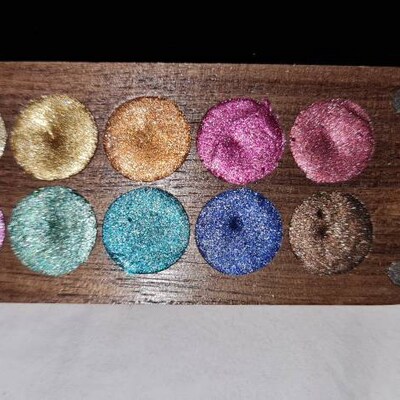 MICA DOTCARDS Handmade Watercolors Mica Metallic Dot Cards Sample Sets ...