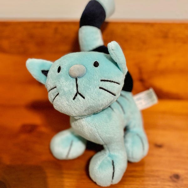 Garfield Miss You With Heart Cat Vintage Retro Soft Plush Toy Made by ...