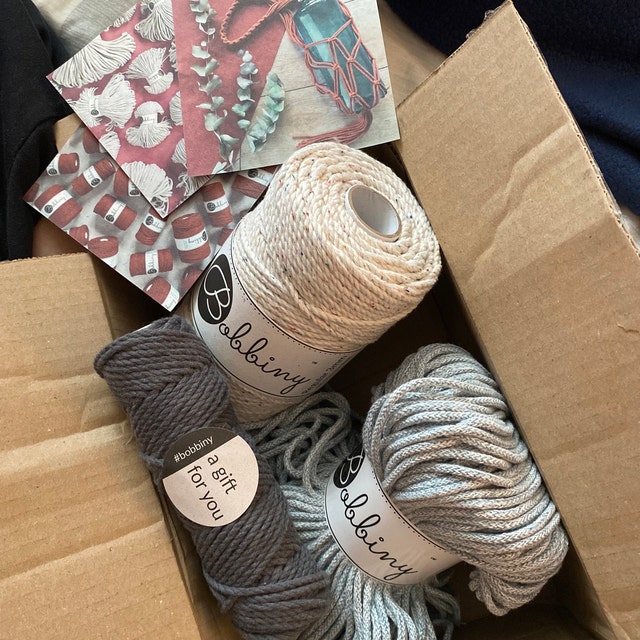 Premium macrame/crochet/knitting cords. Tag bobbiny by Bobbiny