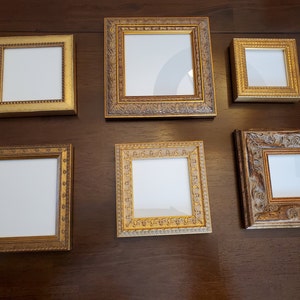 20 Small Gold Frames for 50th Wedding Anniversary Party Event - Etsy
