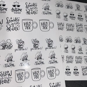 Blue 2 Fitness Weekly Printable Planner Stickers Erin Condren - Etsy