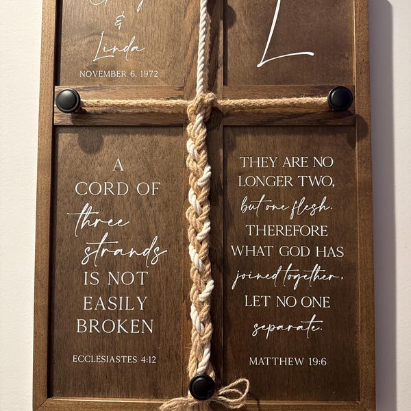 A Cord of Three Strands | What God Joined Together | Trinity Braid ...