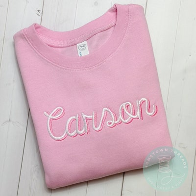 The Spirit Font Layered, Shadow Satin Stitch Cursive Font for Machine ...