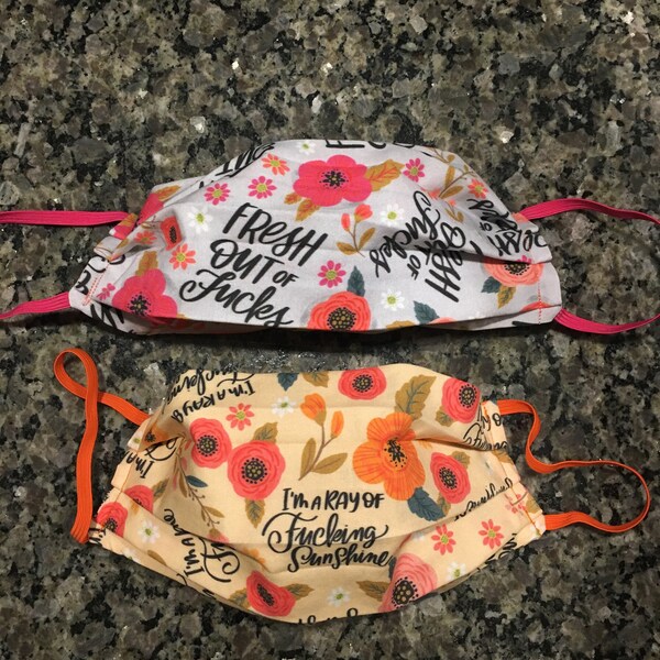 Swear Fabric - Pretty Sweary Cuss Words Grey by Cynthiafrenette - Cuss ...