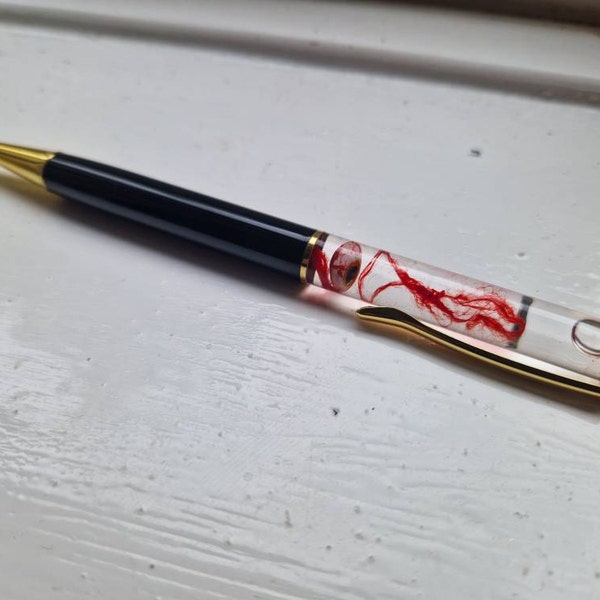 Eyeball Pen, Gothic Pen, Halloween Pen, Blood Pen, Floating Pen, Horror ...