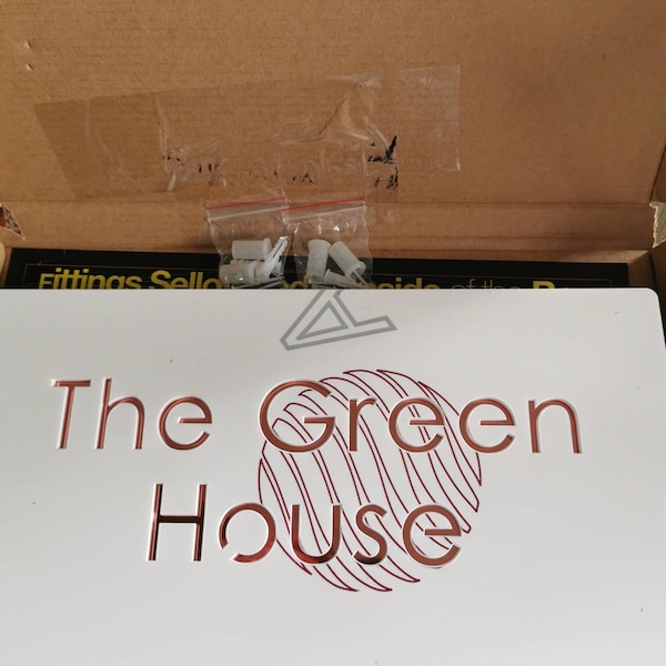 K Smart Sign | Bellissima H3 | Laser Cut Matt Dark Gray Anthracite ...