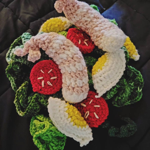 Shrimp Salad Crochet Pattern - Etsy