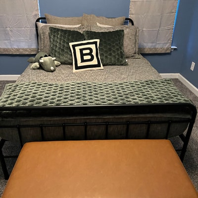 Herringbone Wool Curtains With Brass Snap Buttons, Custom Made Curtains ...