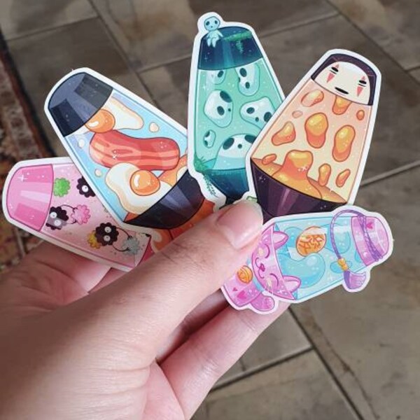 Lava Lamp Keychains Acrylic Keychain Waterproof Retro Nostalgia Happy ...