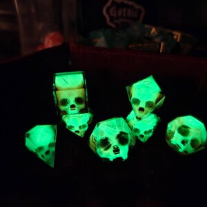 Dice Set Skull Sharp Edge, D&D Dice Set for Dungeons and Dragons D and ...