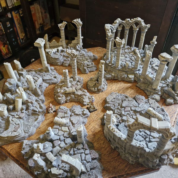 Castle Keep Historical Scatter Terrain Fort House Tabletop Building ...