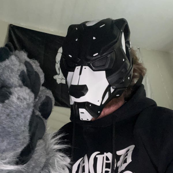 Cyber Mask- Future Mask, Cyberpunk Mask, Tech Mask, Glowing Mask ...