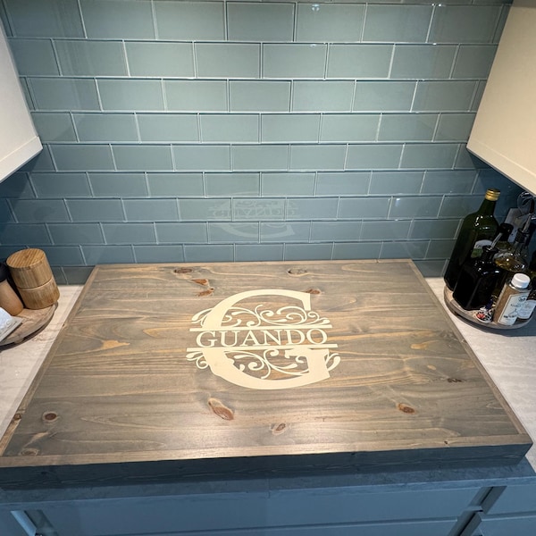 Custom Stove Cover for Gas or Electric Stoves - Noodle Board - Kitchen ...
