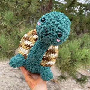 Pattern: Turtle Crochet Plushie Includes Strawberry Turtle - Etsy