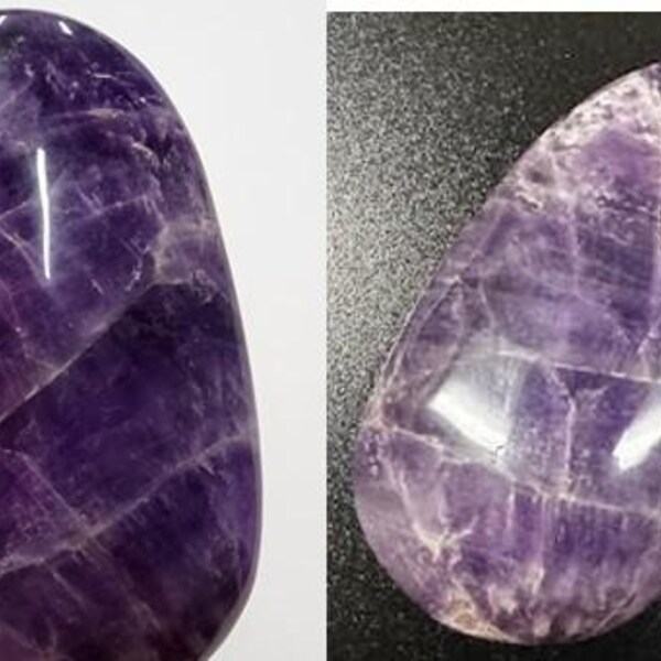 Rare Trigonic Record Keeper Amethyst Point From Brazil - Rough Dark ...