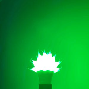 Etsy Exclusive! Orange Moon UBO Led Light. Silicon Drops Light Bulb ...
