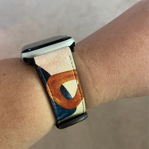 Rustic Abstract Shapes Apple Watch Band Series 3 4 5 6 SE 38mm - Etsy