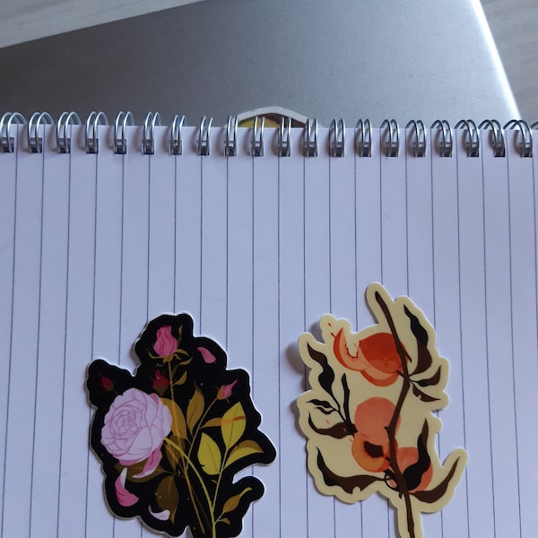 Roses Waterproof Vinyl Sticker - Etsy