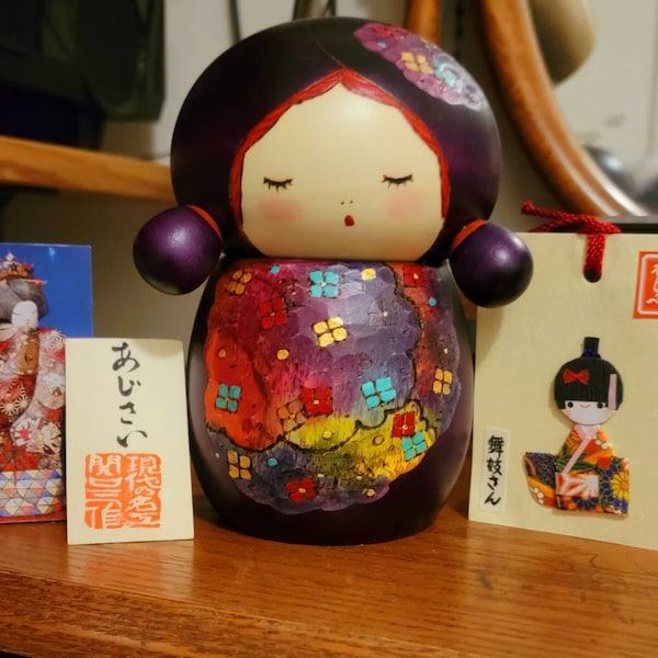 Japanese Nativity Set, Kokeshi Dolls Nativity Set, Nativity Scene ...