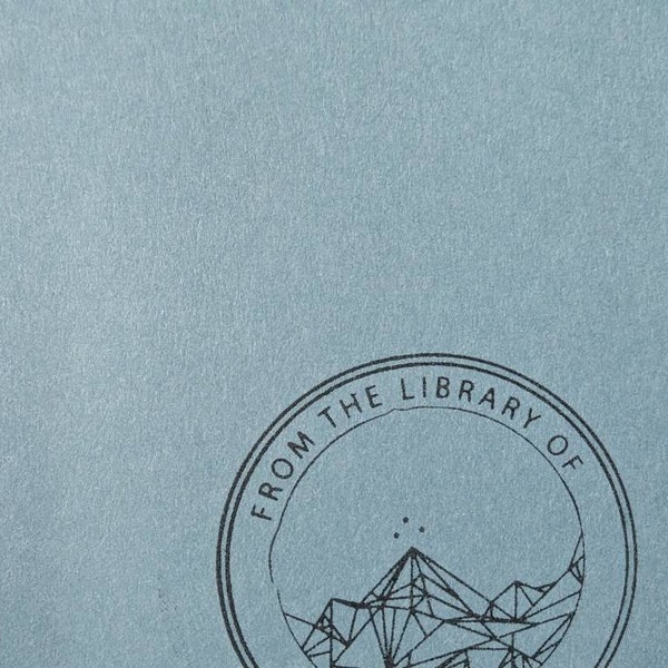 LIBRARY STAMP, Library of Stamp, Custom Library Stamp, Book Stamp, This ...