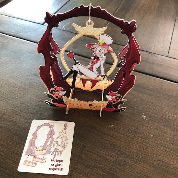 Lucifer Morningstar - Hazbin Hotel Paper Craft Standee - Etsy