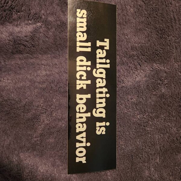 Tailgating Original Bumper Sticker - Etsy