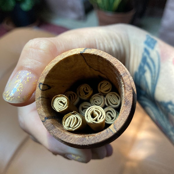 Round Wood Tube Box, Unique Woods Store, Pills, Needles and Pins ...