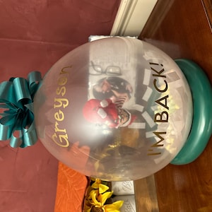 Personalised Elf Arrival Balloon Kit ELF BALLOON Elf POP Balloon - Etsy UK