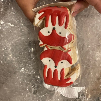 Little Fox Cookies Small Woodland Sugar Cookies 1 Dozen Cookies - Etsy