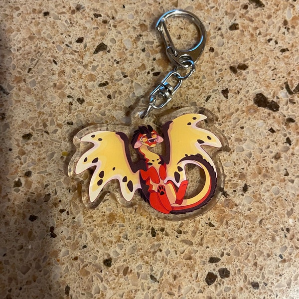 Jade Winglet Keychains (2-2.5inch Acrylic Charms, Wings of Fire) - Etsy