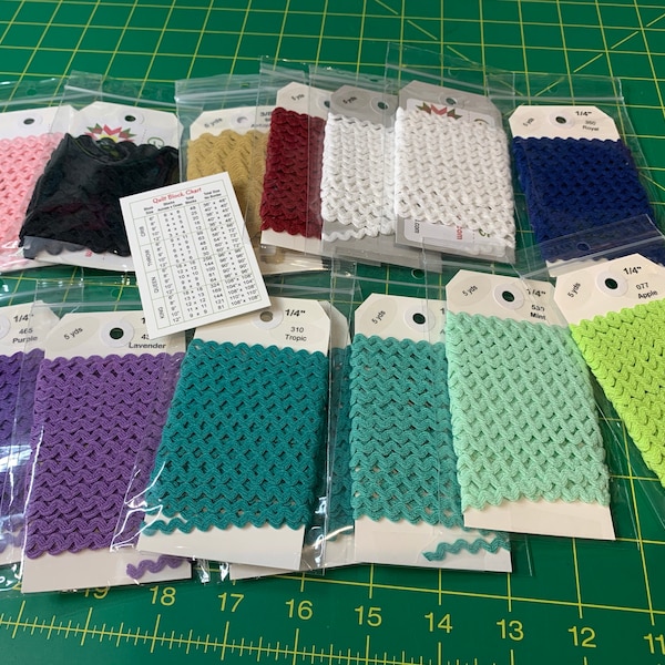 1/4" Rick Rack, Ric Rac Trim, 5 Yard Package, Baby, Crafts, Trim ...