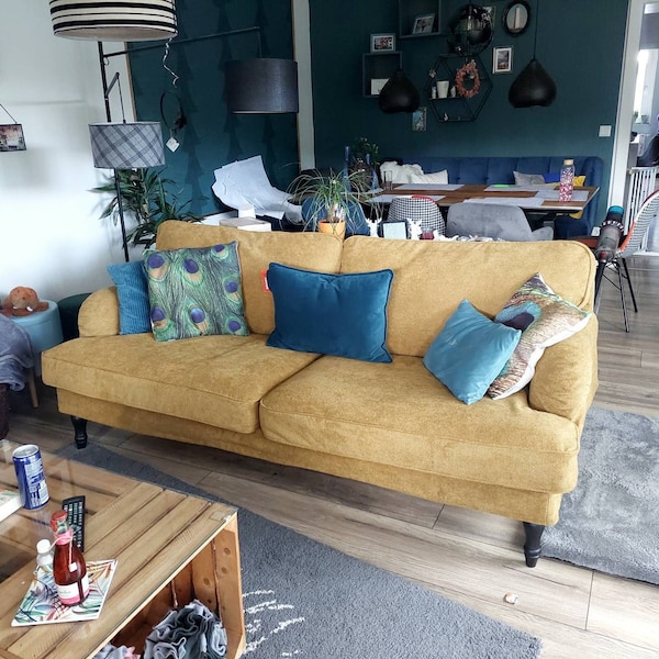 STOCKSUND 3-seat Sofa Cover Slipcover Hand Made With Multiple Color and ...